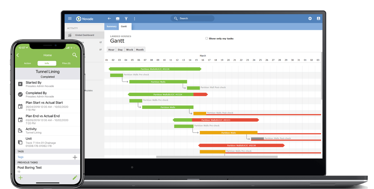 Construction Project Management Software | Novade Activity