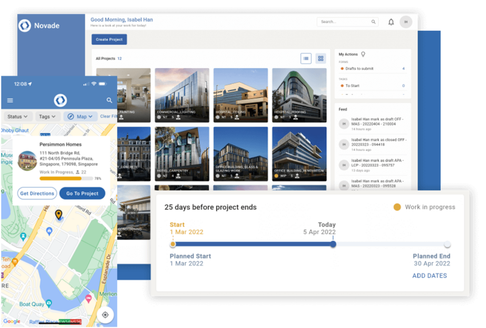 Construction project management software | Novade